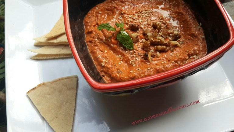 Muhammara – A Classic Levantine Walnut, Red Bell Pepper and Pomegranate ...