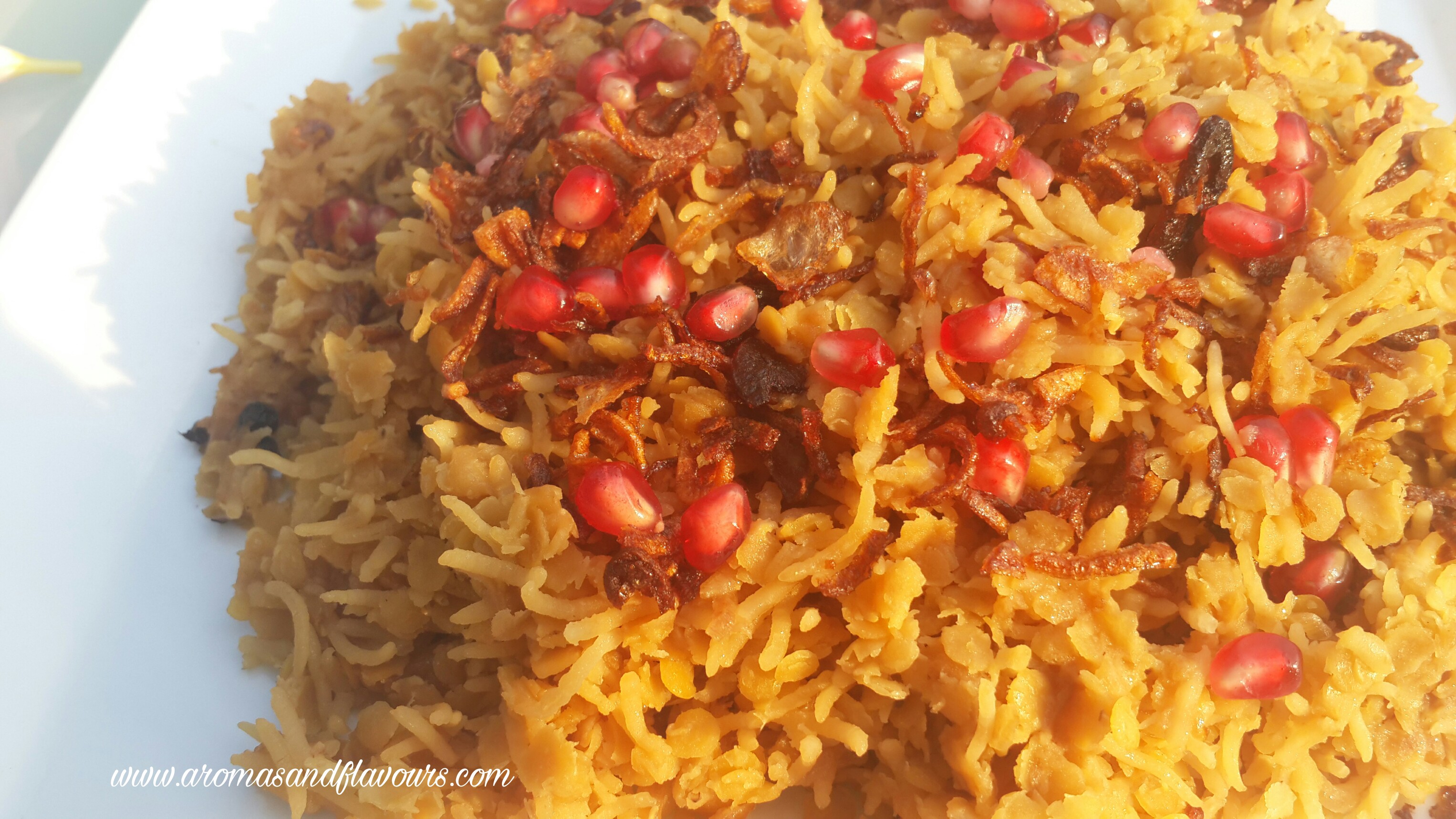 Jordanian Chicken with pomegranate molasses and Mujaddara-Jordanian ...